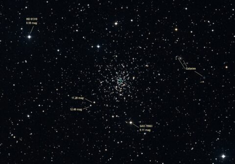 Wasat Star Field in Gemini | Explore the Night Sky